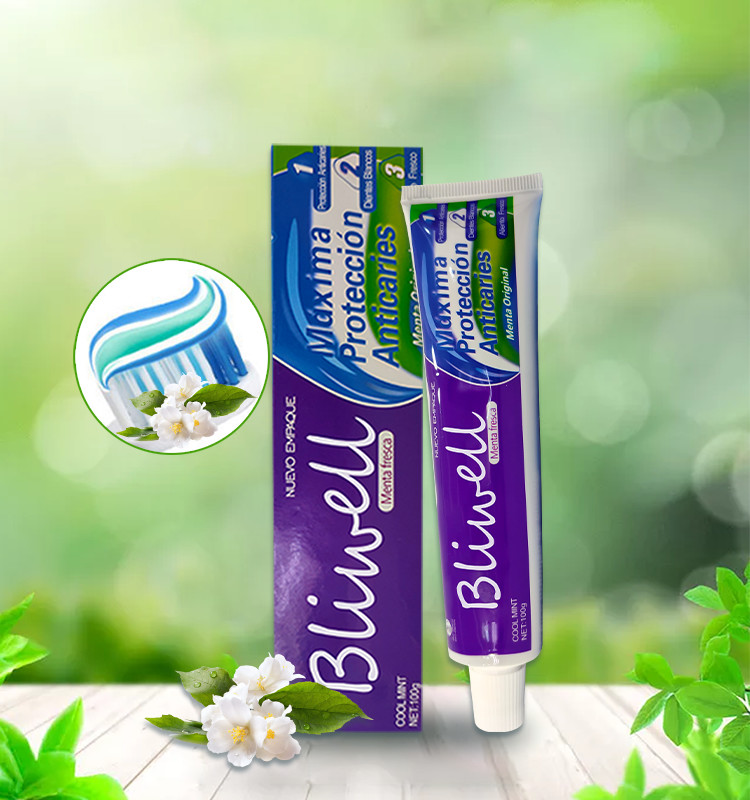Double 300g Cold Mint Teeth Whitening Toothpastes Anti Cavity OEM